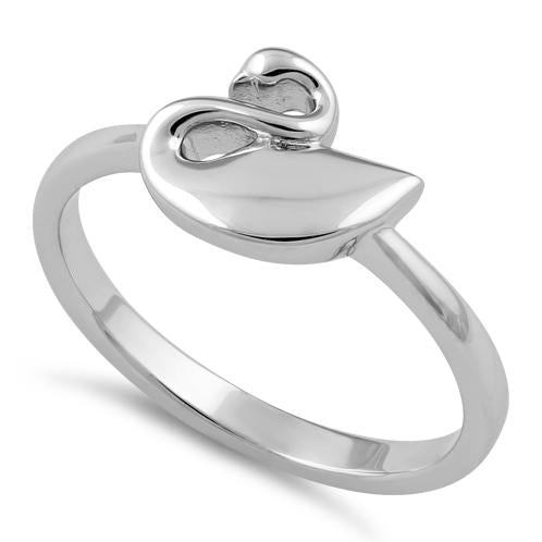Sterling Silver Swan Ring for sale | Dreamland Jewelry