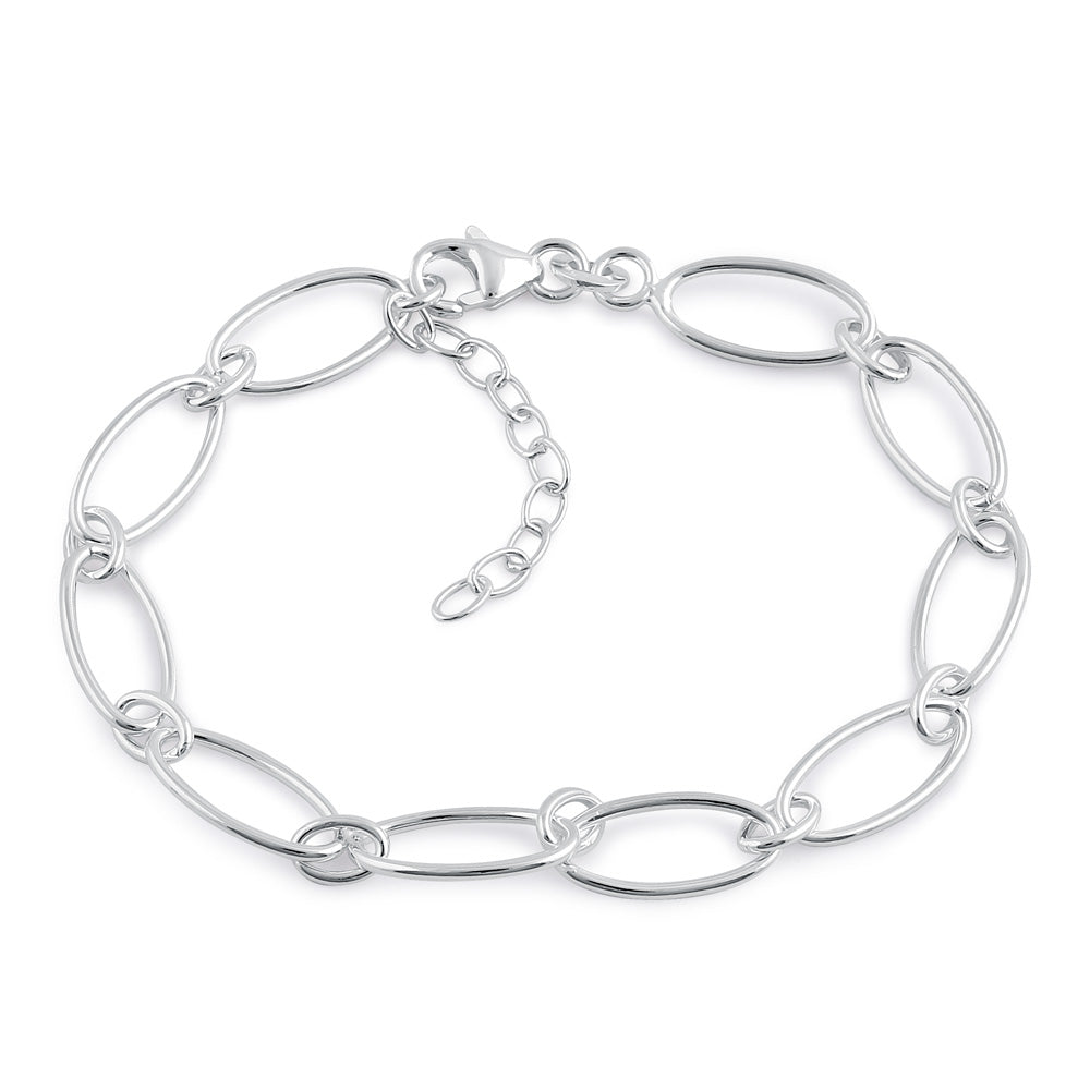 Plain Silver Bracelets | Sterling Silver Bracelets 70% Below Retail