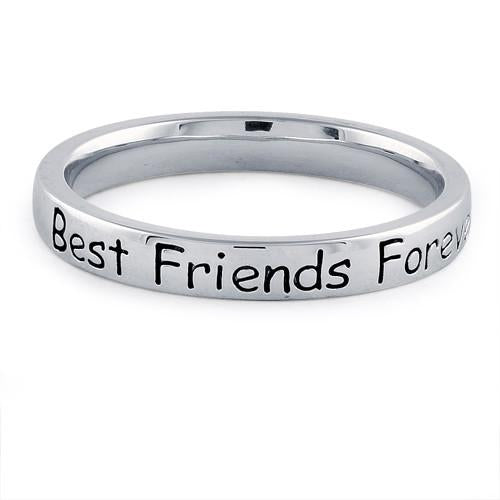 Sterling Silver "Best Friends Forever" Ring for Sale