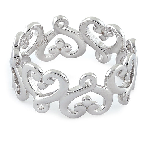 Sterling Silver Eternity Heart Ring for Sale | Dreamland Jewelry