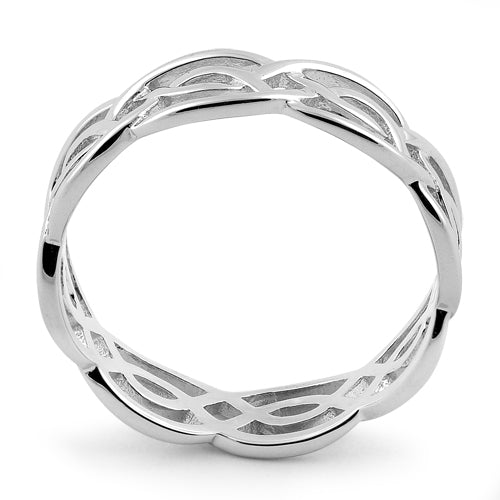 Sterling Silver Infinity Celtic Ring for Sale - Dreamland Jewelry