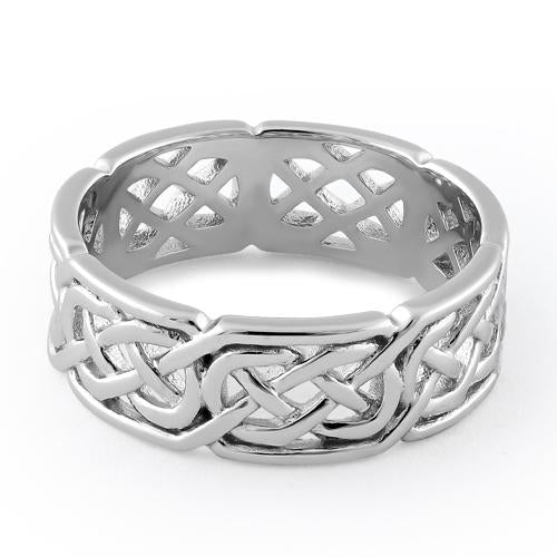 Sterling Silver Interwoven Band Ring for Sale | Dreamland Jewelry