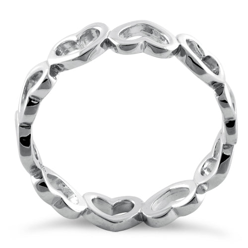 Sterling Silver Multiple Heart Ring for Sale - Dreamland Jewelry