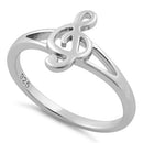 Sterling Silver Musical Note Ring for Sale - Dreamland Jewelry