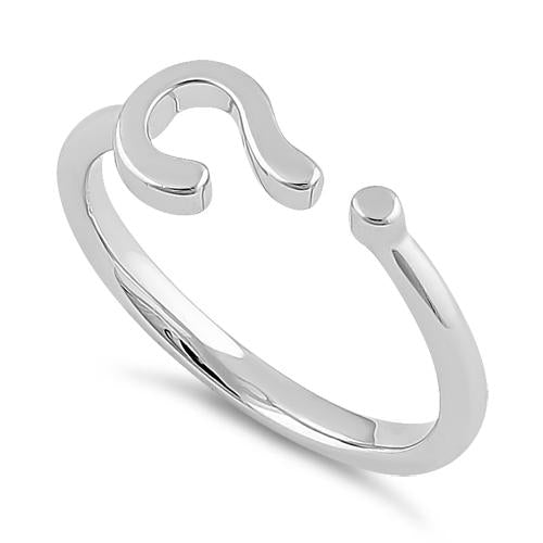 Sterling Silver Question Mark Ring for Sale - Dreamland Jewelry