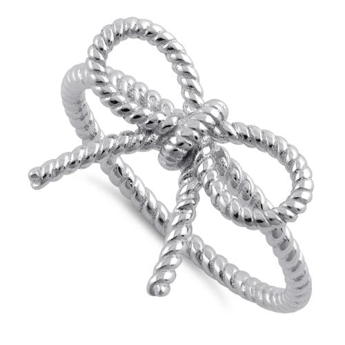 Sterling Silver Ribbon String Ring for sale | Dreamland Jewelry