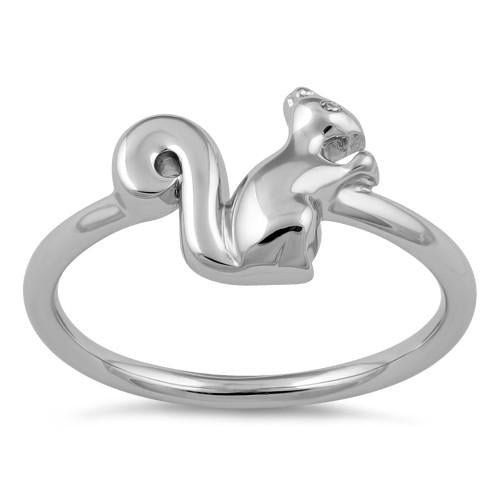 Sterling Silver Squirrel Ring for Sale | Dreamland Jewelry
