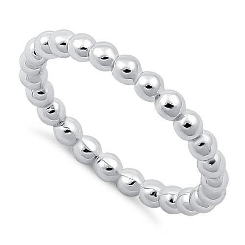 Sterling Silver Stackable Bead Ring for Sale - Dreamland Jewelry