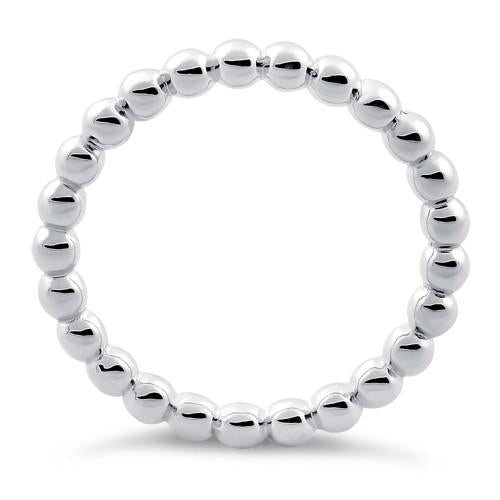 Sterling Silver Stackable Bead Ring for Sale - Dreamland Jewelry