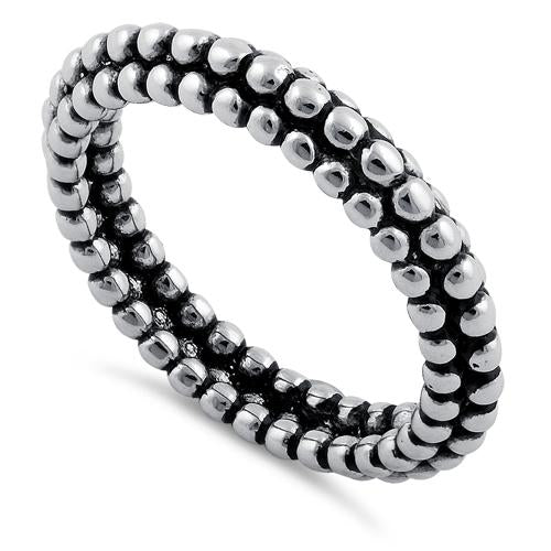 Sterling Silver Stackable Pebbles Eternity Ring for sale | Dreamland ...