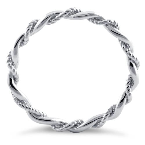 Sterling Silver Twist Ring for Sale - Dreamland Jewelry